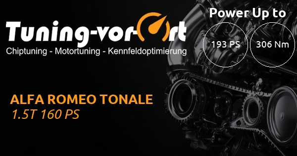 Chiptuning für Alfa Romeo Tonale 1.5T 160 PS – Mehr PS, mehr Drehmoment, mehr Fahrspaß!