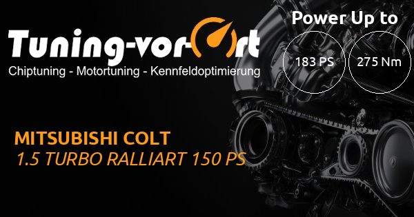 Chiptuning für Mitsubishi Colt 1.5 Turbo Ralliart 150 PS – Mehr PS ...