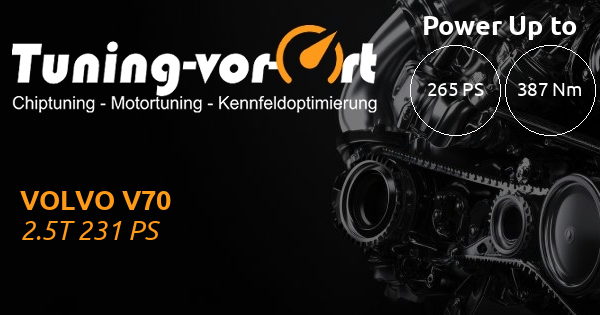 Chiptuning für Volvo V70 2.5T 231 PS – Mehr PS, mehr Drehmoment, mehr ...